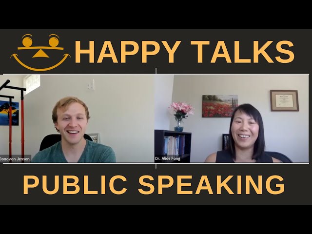 Happy Talks: Public Speaking - How To Happy